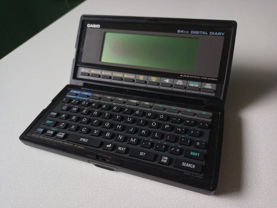 Casio 64KB Digital Diary, notebook, organizator, ne radi
