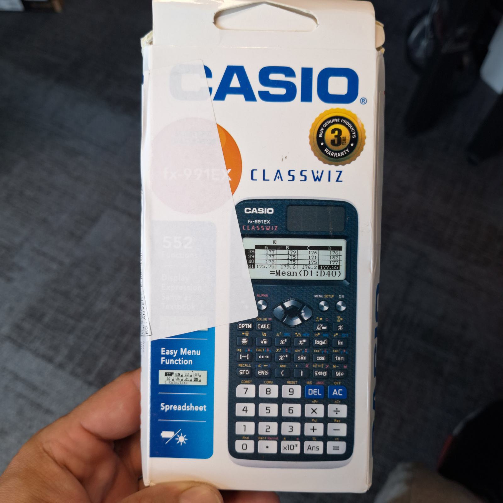 Casio FX-991 EX ClassWizz (NOVO!!!!)