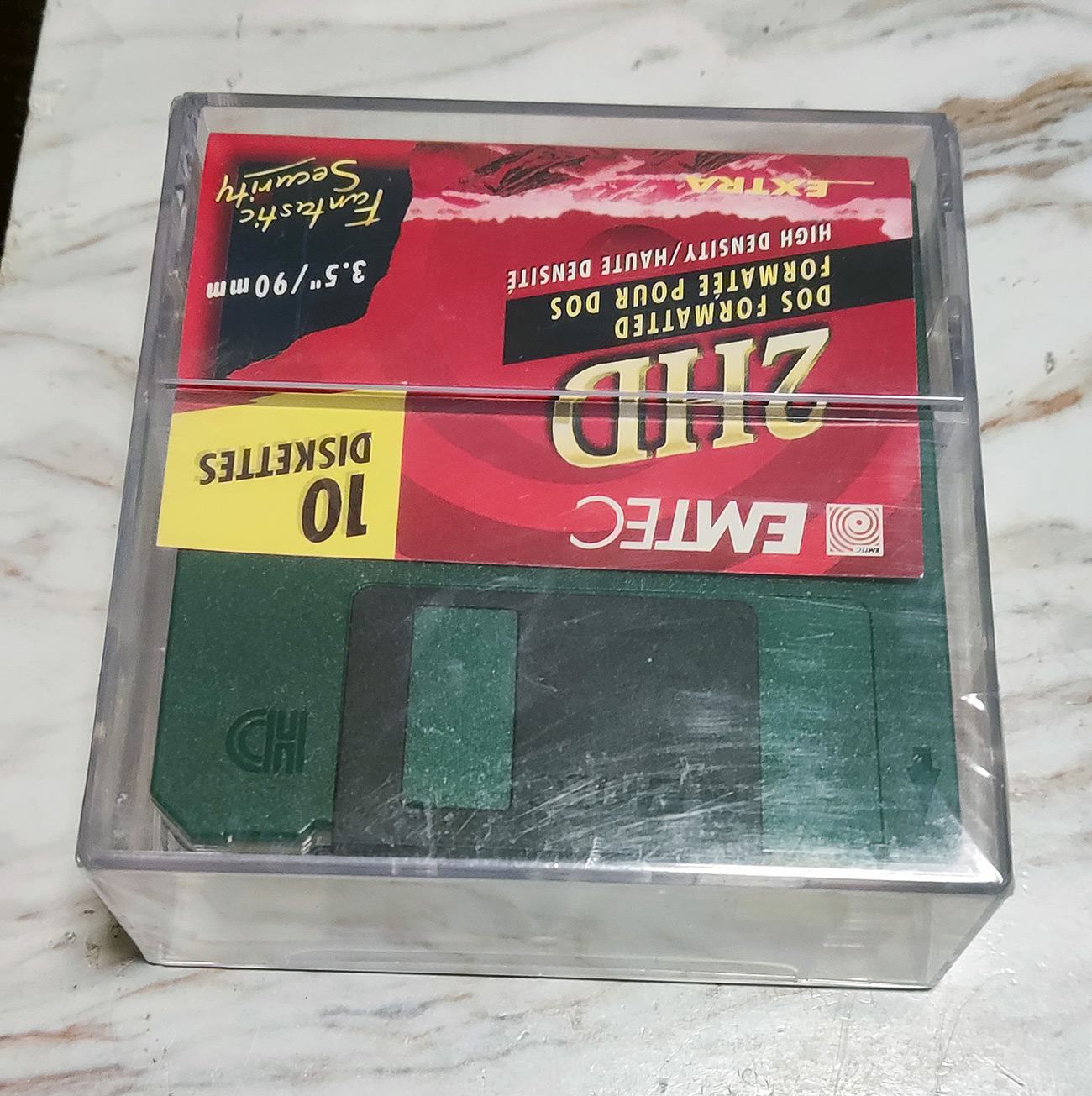 Nove u celofanu diskete BASF EMTEC floppy MF-2HD 2HD HD