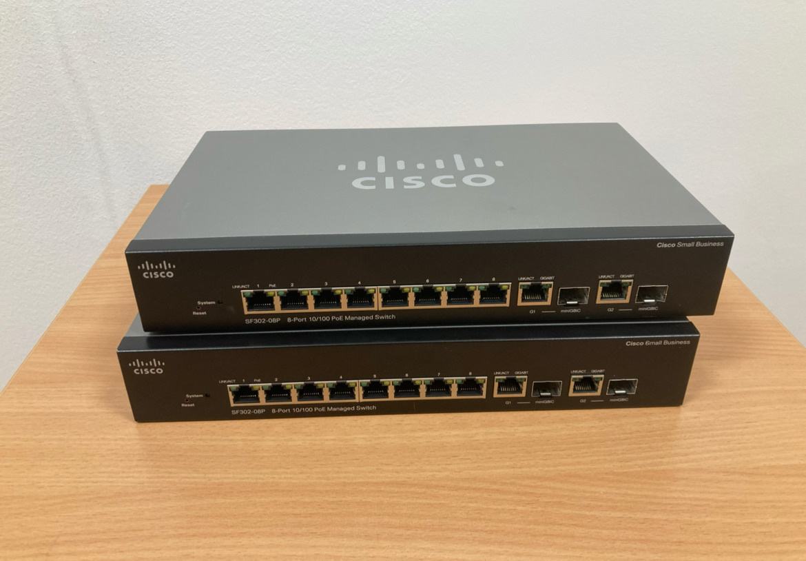 Cisco SF302-08 Managed Network Switch