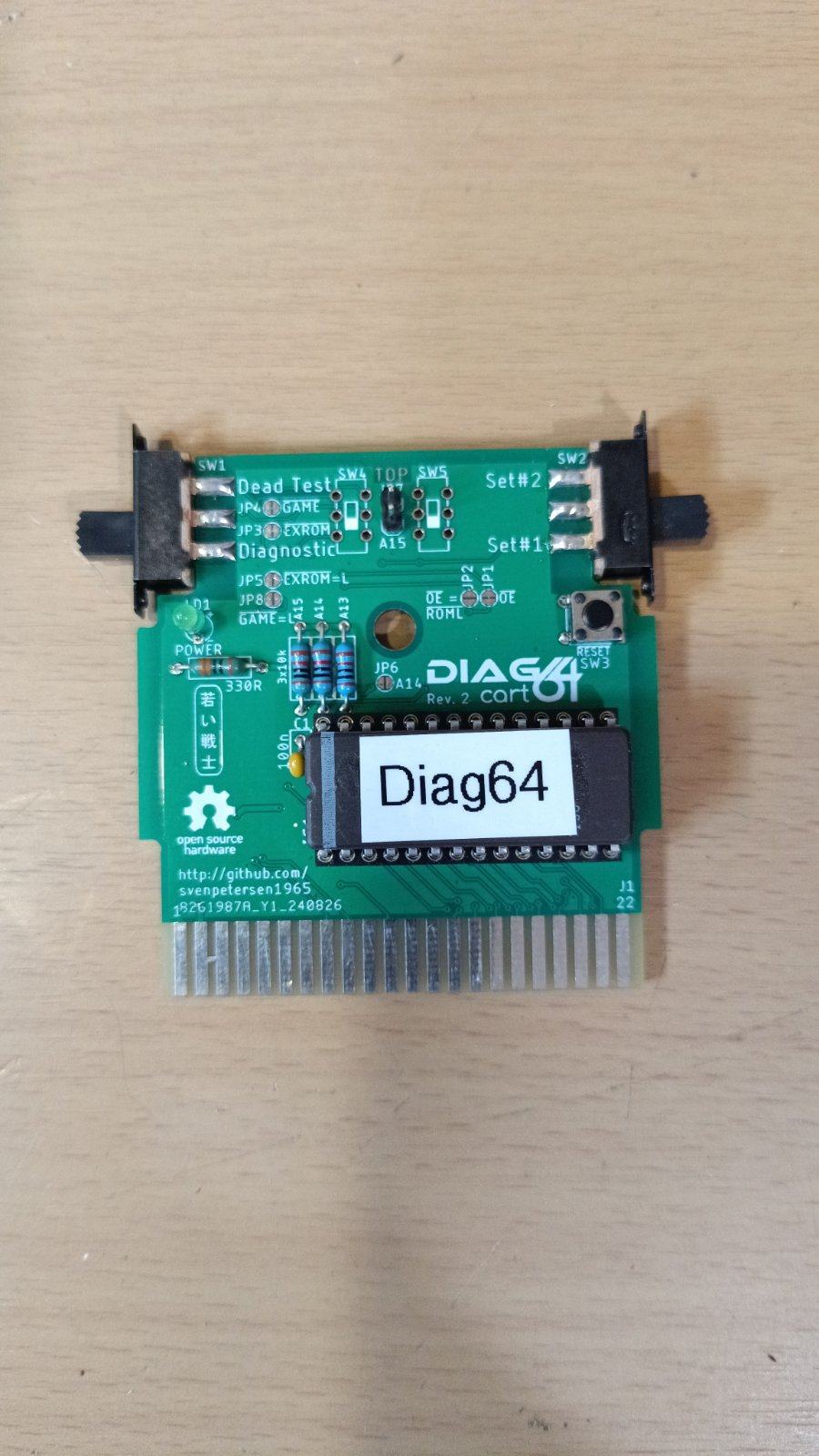 Commodore Diag64 cartrige 4u1