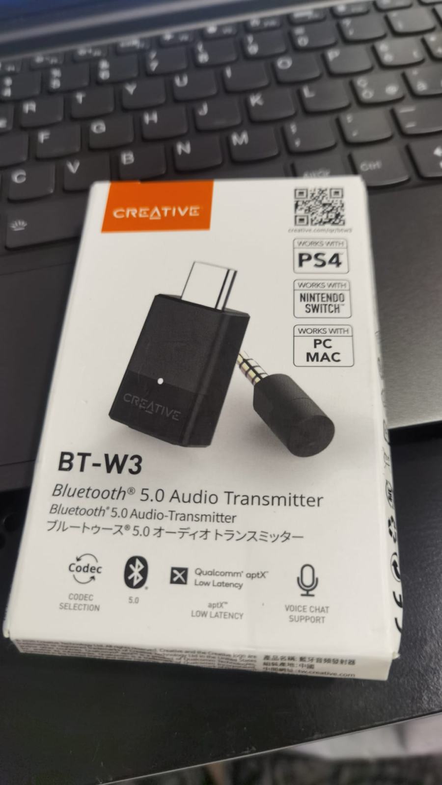 CREATIVE BT-W3 BLUETOOTH 5.0 ADAPTER NOVO