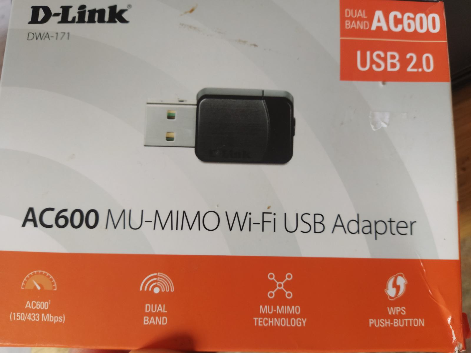 D-link ac600 mu-mimo wi-fi usb adapter