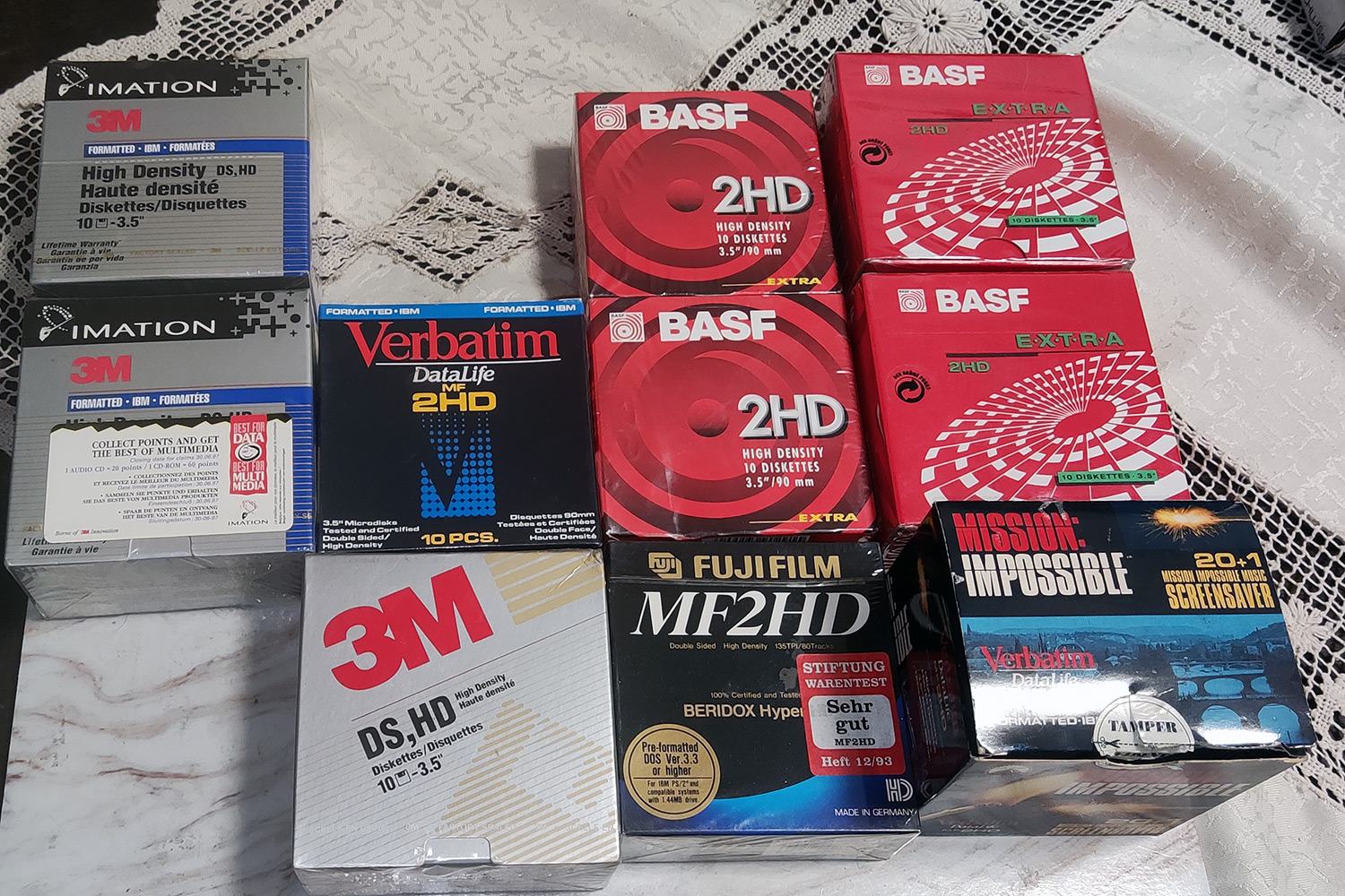 Diskete Floppy disk HD 2HD nove u celofanu 110 kom. 3,5 1,44MB