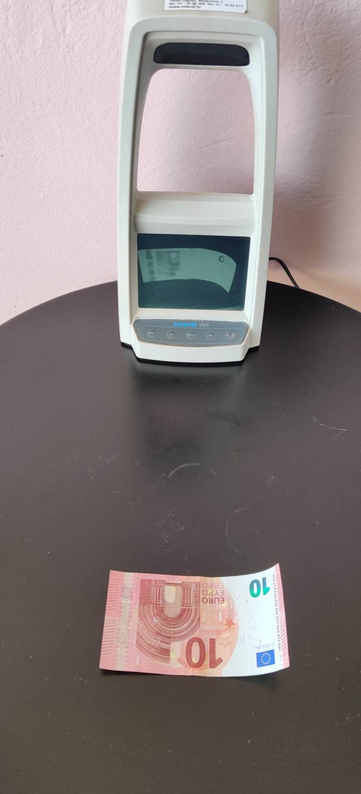 DORS 1100 provjera novčanica i dokumenata *infracrveno*