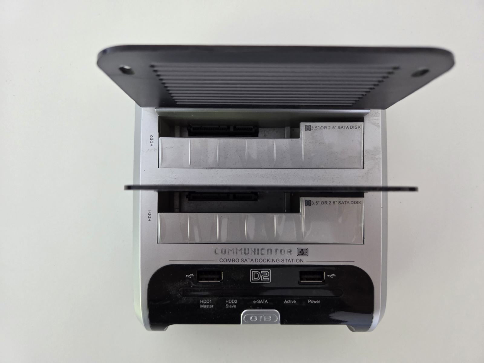 Dual HDD docking station