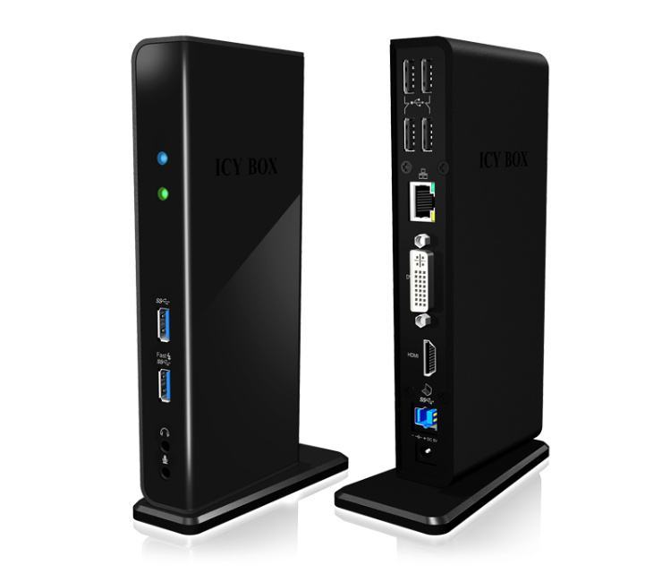 Icy Box Docking Station (Windows, Linux, MacOS)