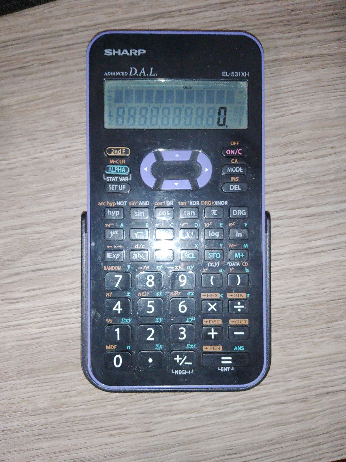 Kalkulator sharp EL-531XH