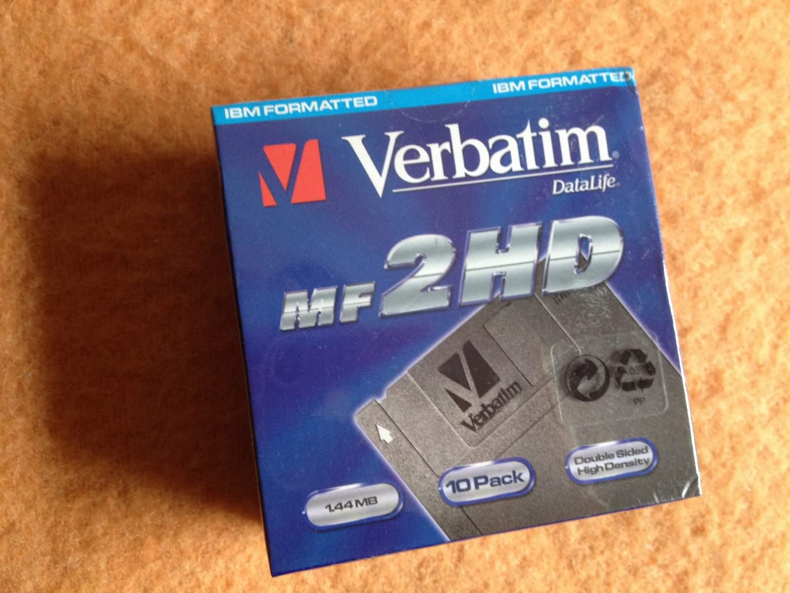 Kutija novih disketa Verbatim 2HD 3,5 inch