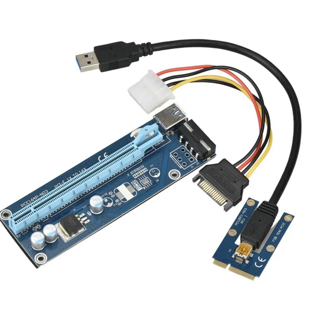 Mini PCIe to PCIe x16 Express Riser za EGpu