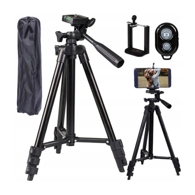 Nosač i Stativ za Mobitel/Kameru – 103cm Crni