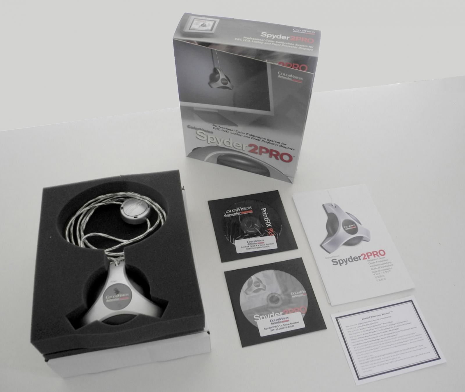 Pantone ColorVision Spyder 2 Pro Studio Color Calibration System CRT