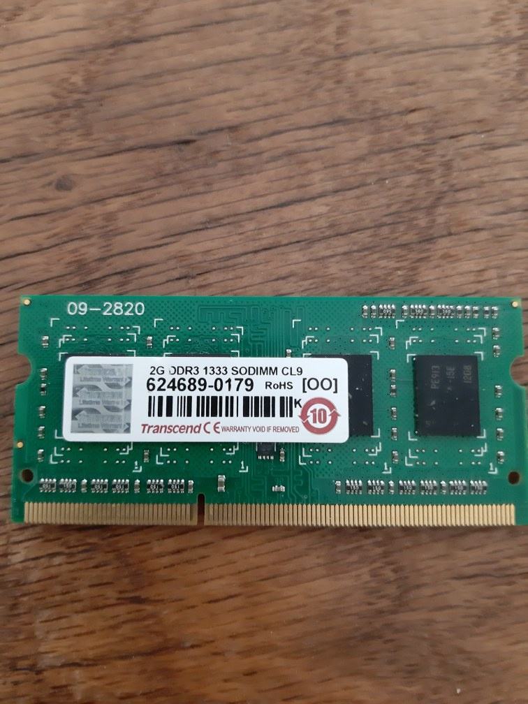 RAM za laptop 2 Gb, 1333 Mhz