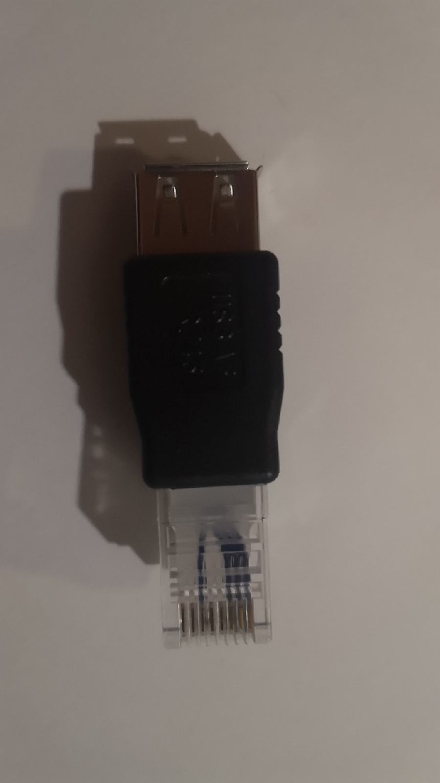 RJ45 Male To USB AF A Female Adapter