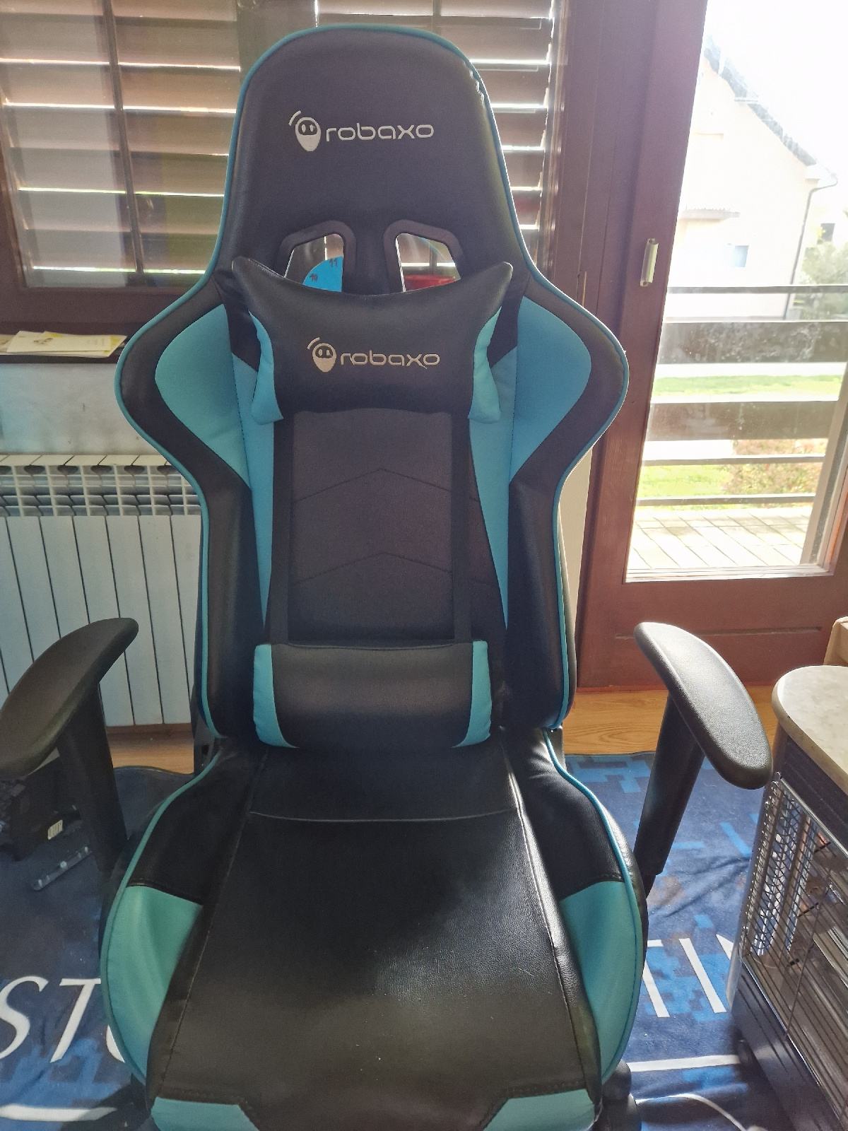 Robaxo gaming stolac, crno plavi