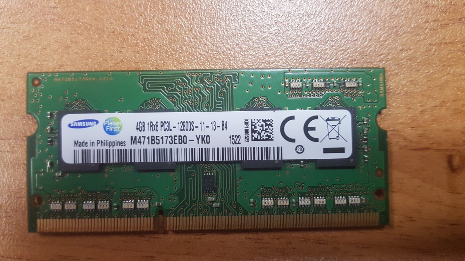 Samsung-4GB-1Rx8-PC3L-12800S-11-13-B4-DDR3-1600MHz-Low-Voltage-RAM