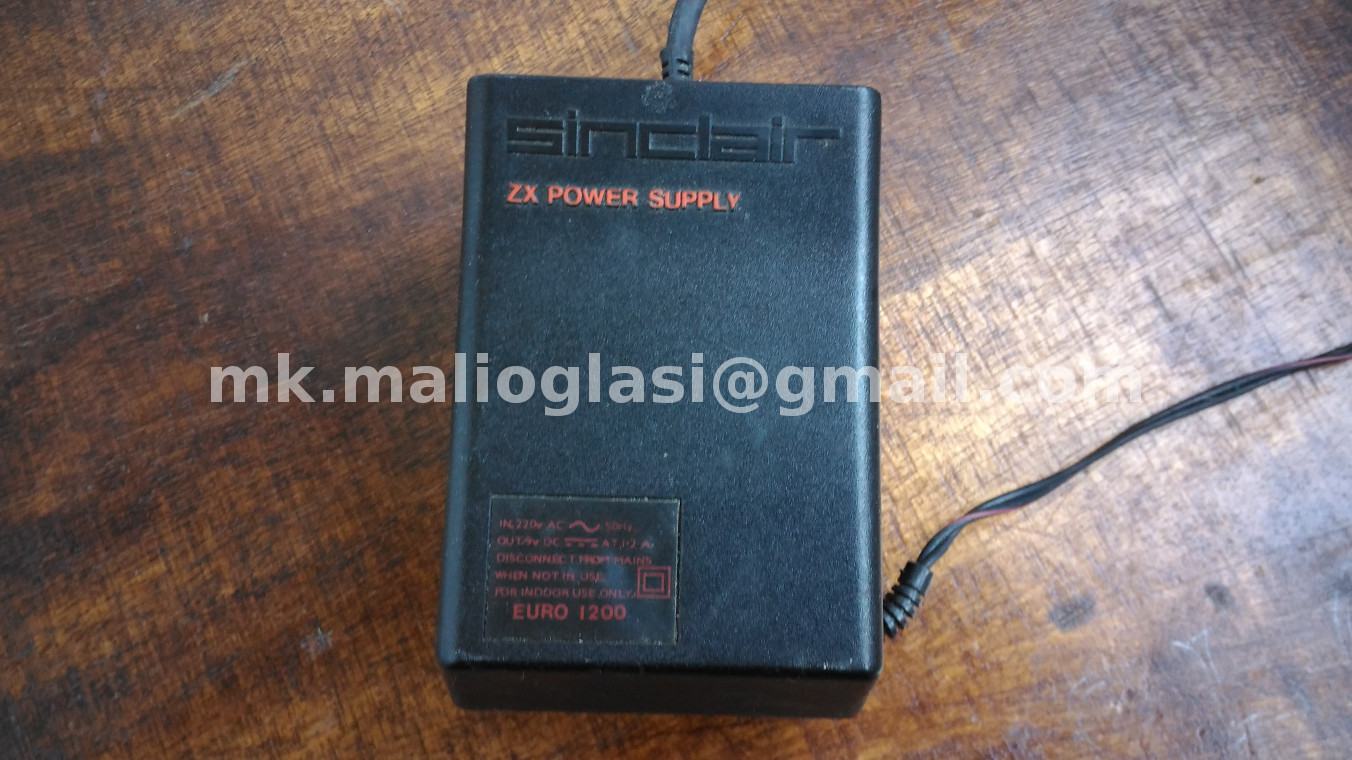 Sinclair ZX power supply Euro 1200