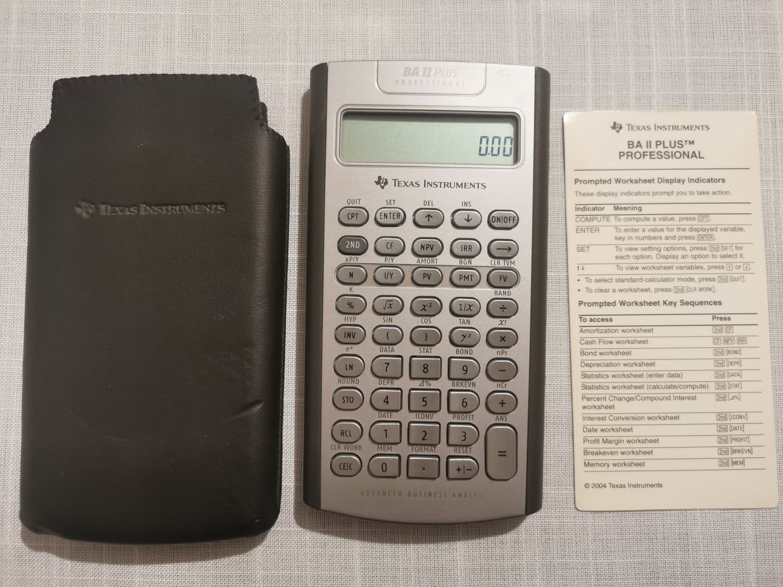 Texas Instruments BA II Plus Professional