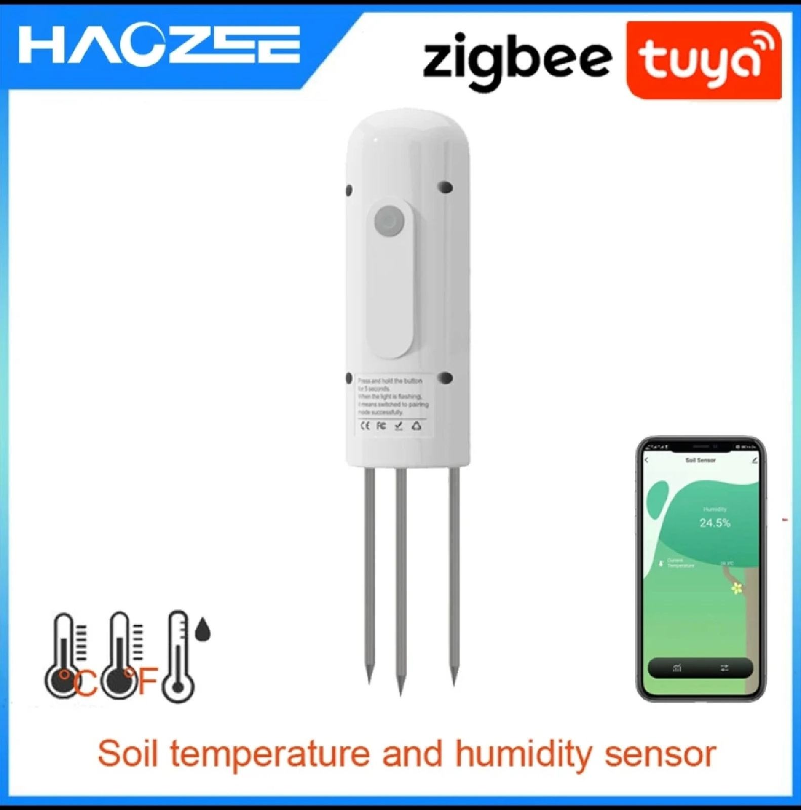 tuya Zigbee Soil Sensor