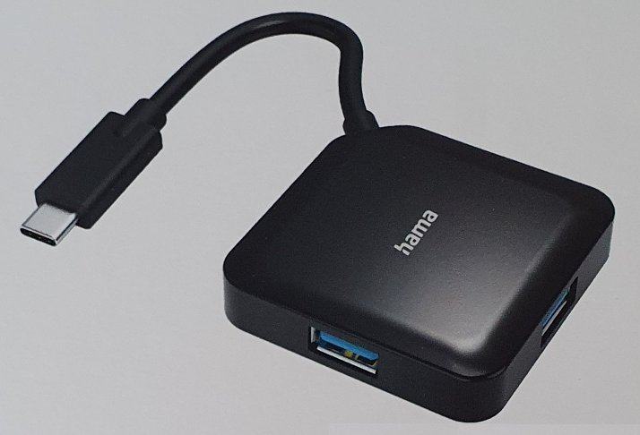 USB-HUB - USB-C - 4x USB-A - 4 porta NOVO!