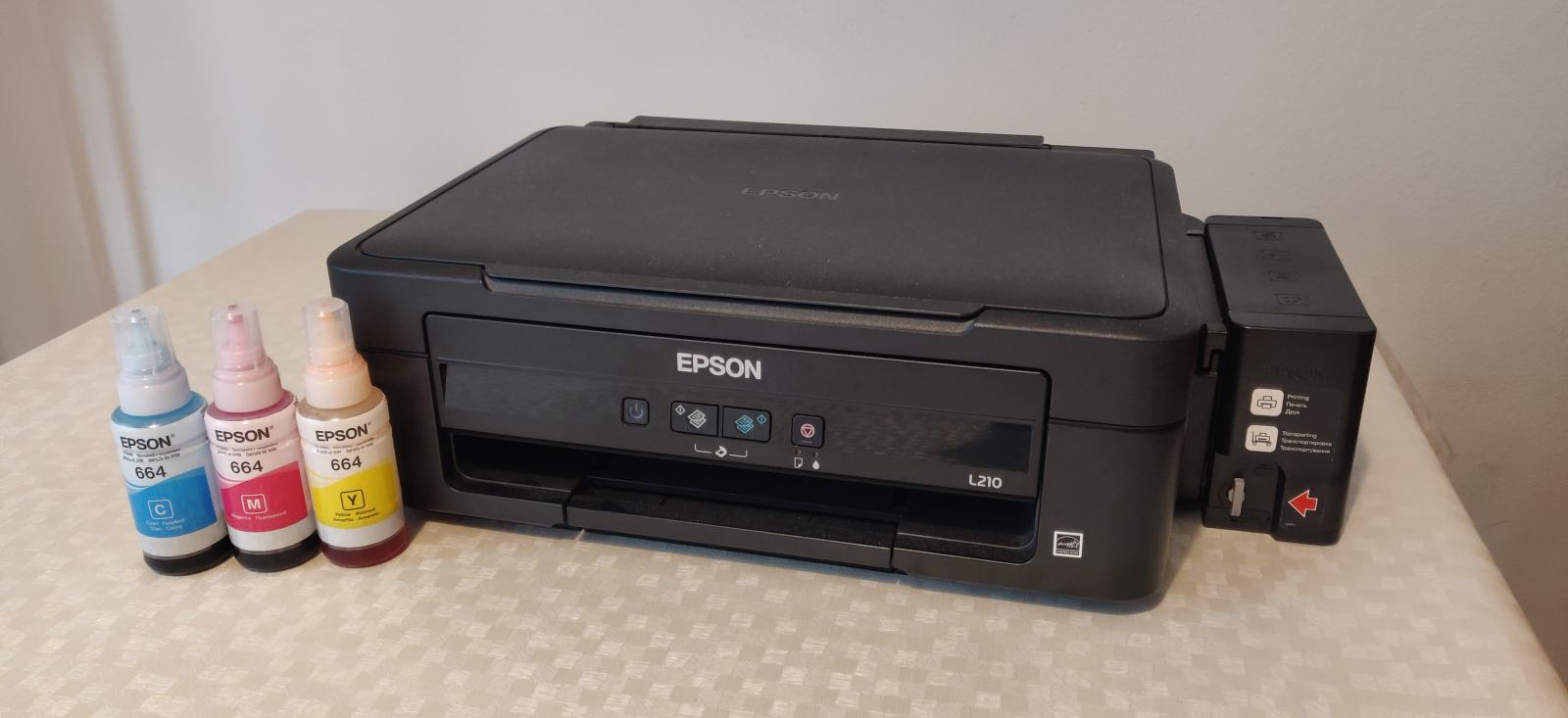 Epson EcoTank L210 inkjet printer