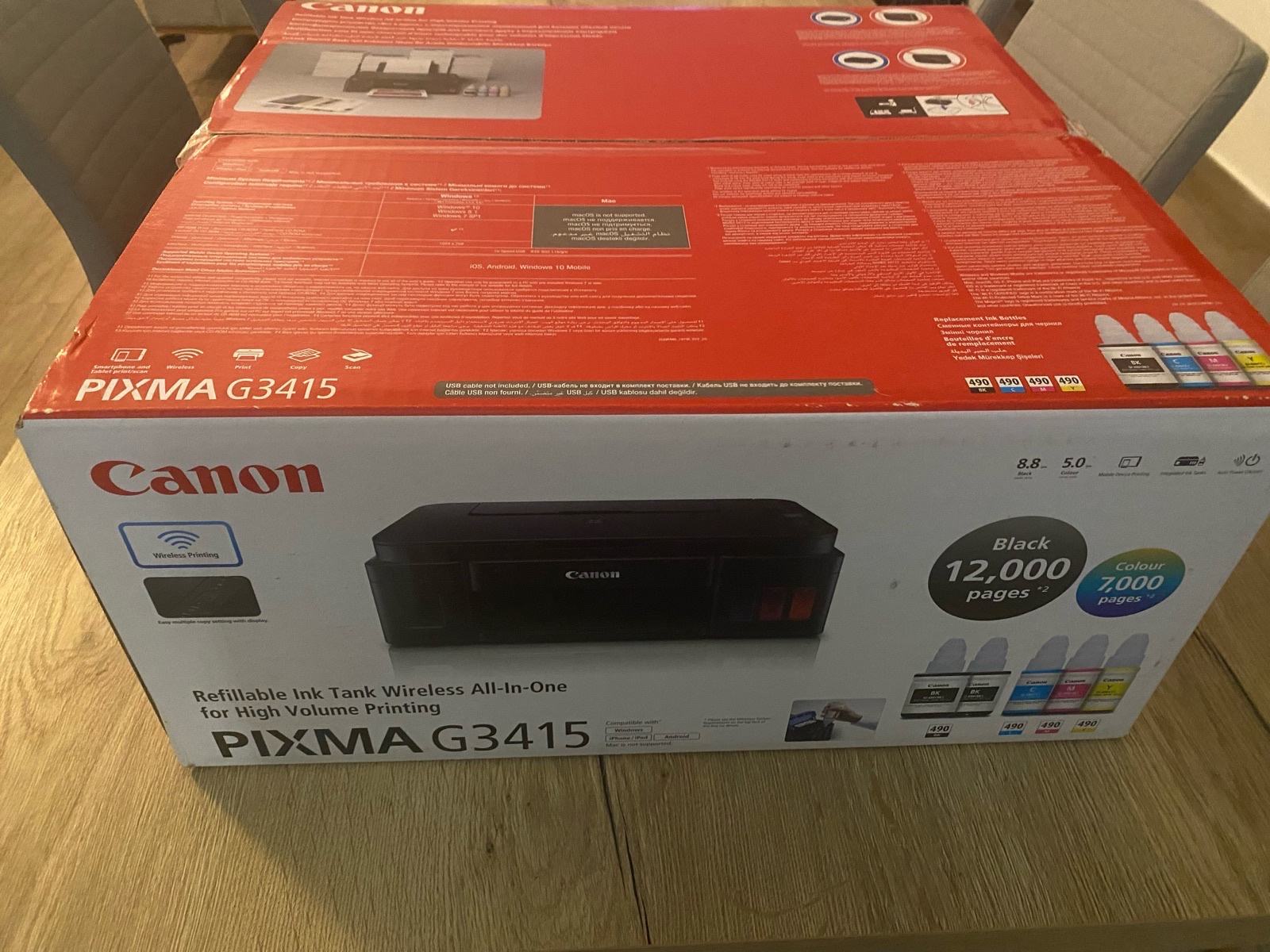 Printer Canon PIXMA G3415 Nov zapakiran