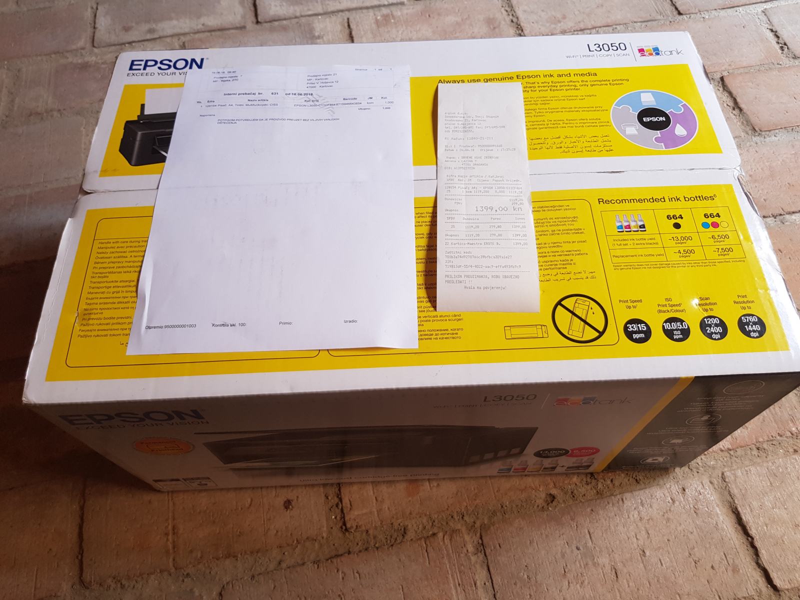 NOVO !Printer Epson L3050
