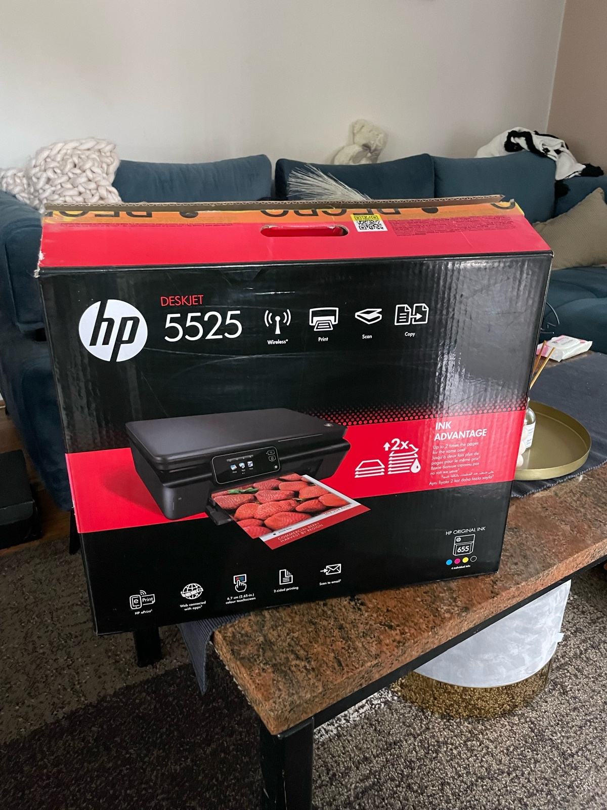 Printer HP Deskjet 5525 (Print - Scan - Copy - Web)