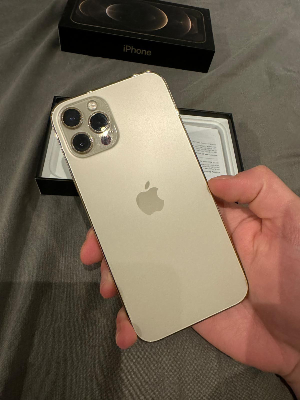 Iphone 12 pro max gold,128gb