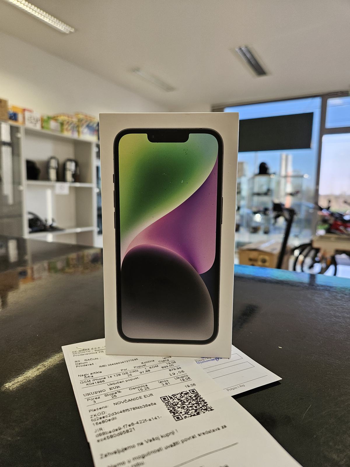 iPhone 14, 128GB, NOVO, Garancija, R1 račun!
