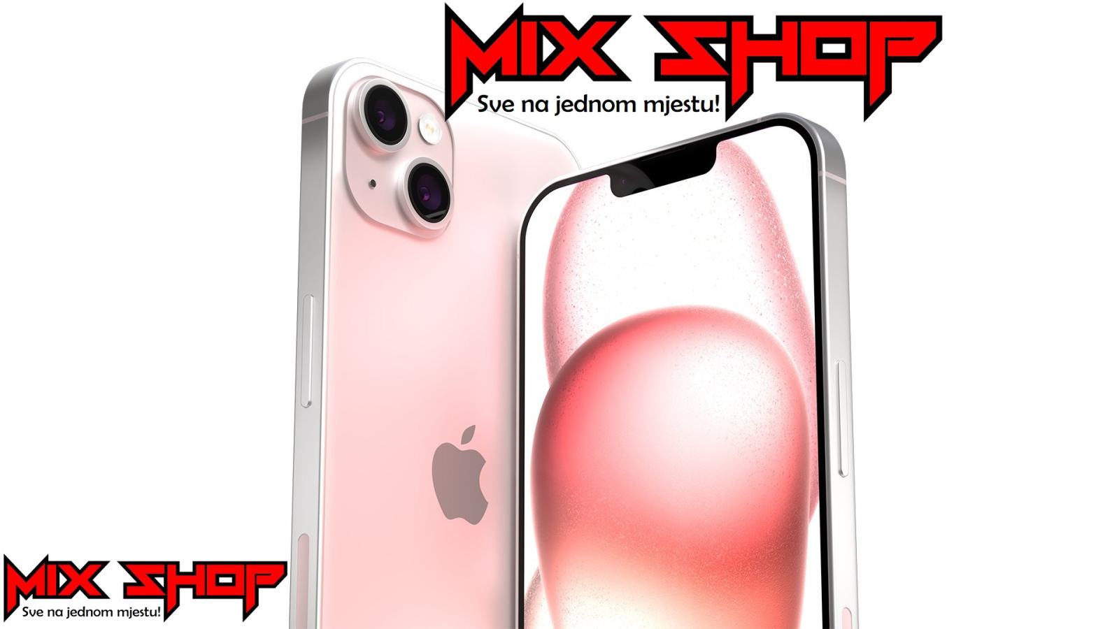 APPLE IPHONE 15 PLUS 128GB PINK/ROZI NOVO GARANCIJA ZAMJENA DA