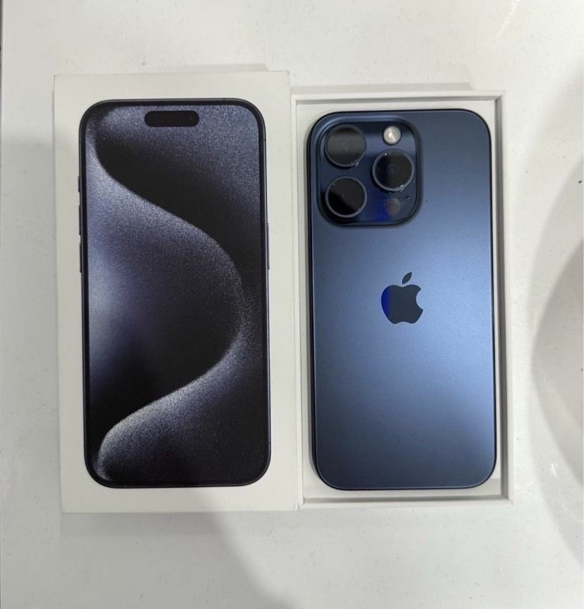 iPhone 15 Pro Titanium Blue 128GB