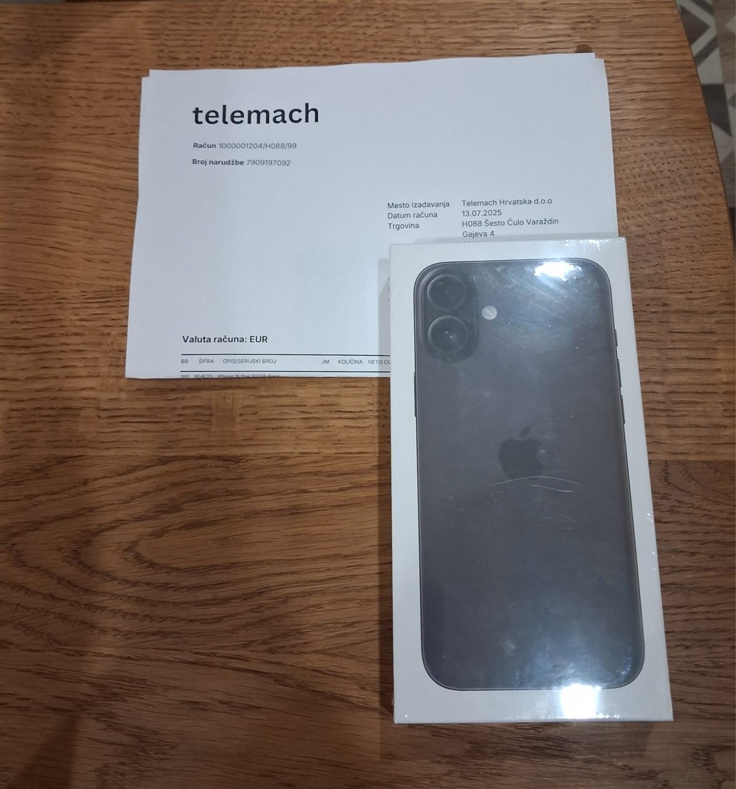 IPHONE 16 PLUS-512 GB-nov!!!