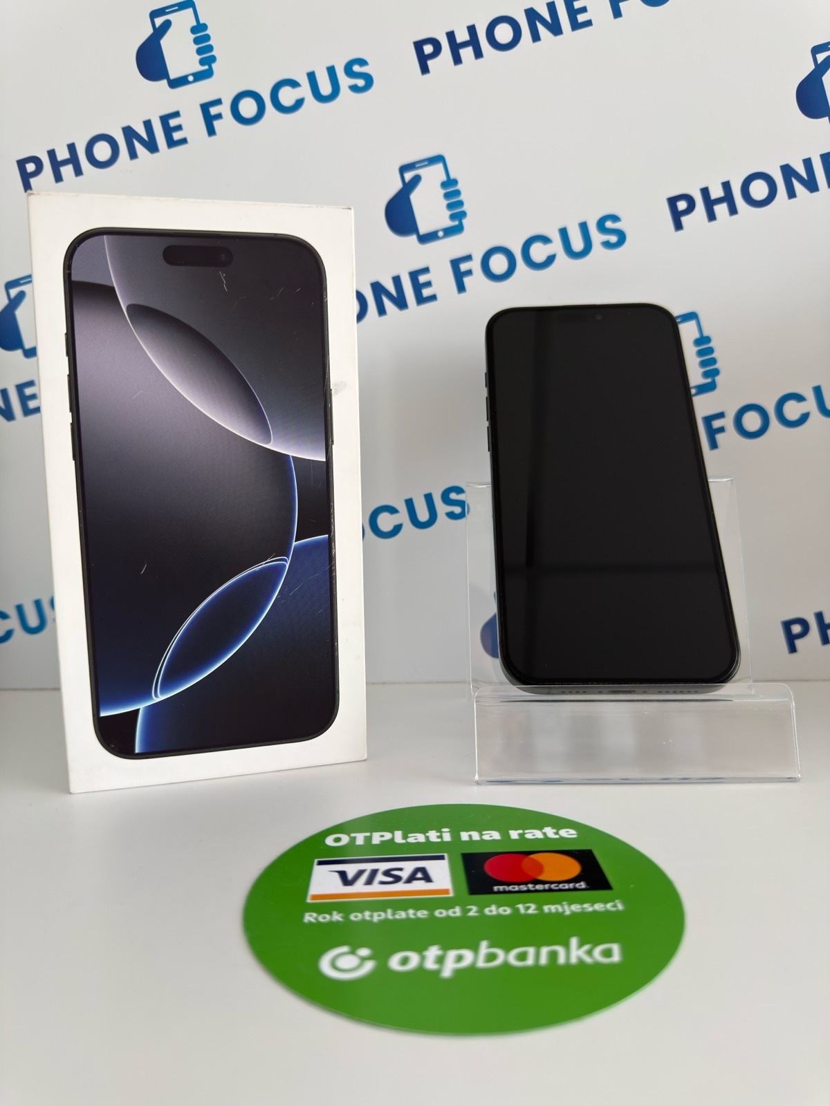 APPLE IPHONE 16 PRO MAX 256GB BLACK R1/RATE/ PHONE FOCUS