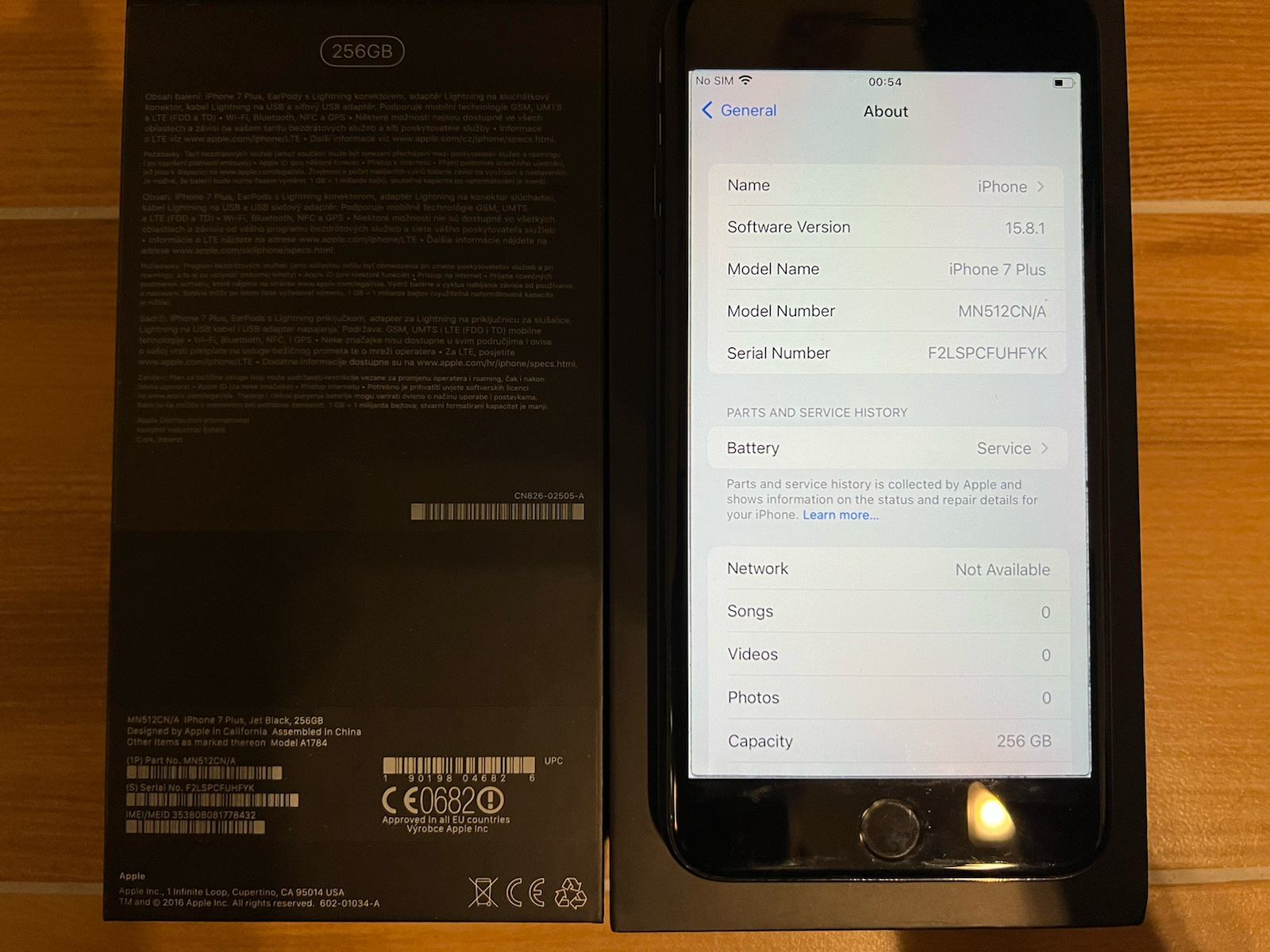 iPhone 7 Plus 256 GB Jet Black