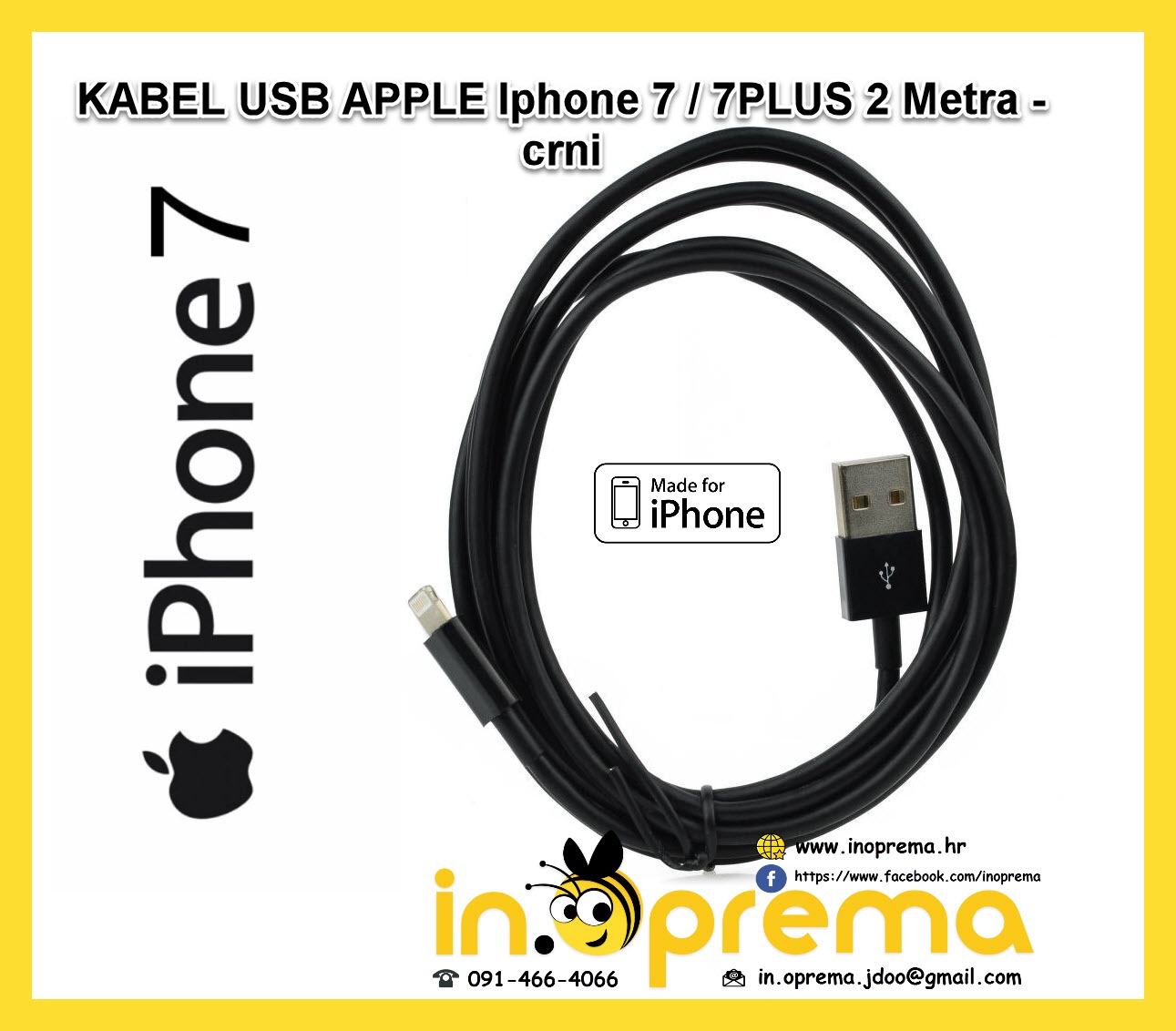 IPHONE 7 USB KABEL, IPHONE 7 PUNJAC