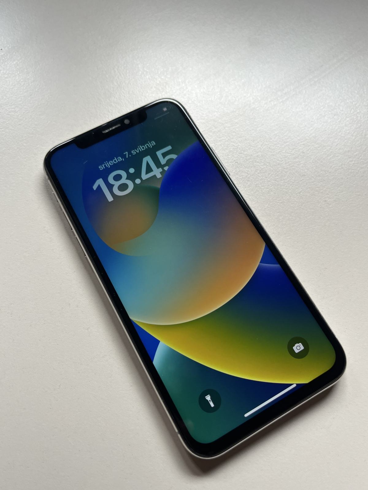 iPhone X, Silver, 256GB