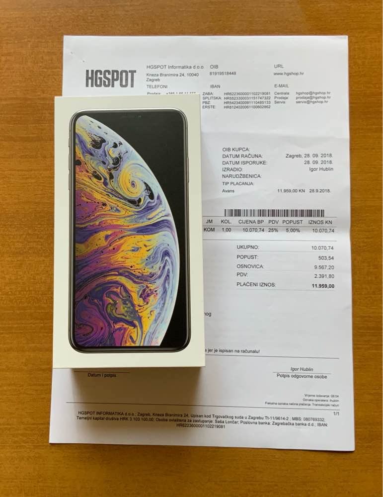 iPhone XS Max 256 GB Silver