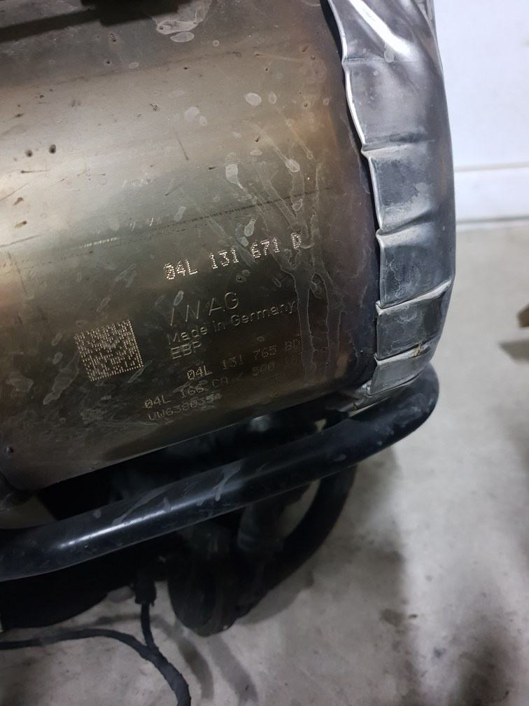 VW golf 7 VII 1.6 Tdi 2018 god Dpf katalizator