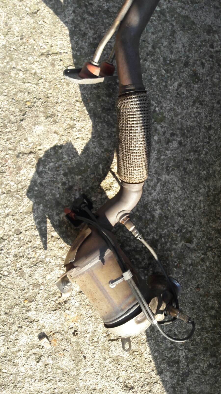 vw golf 7 VII dpf filter