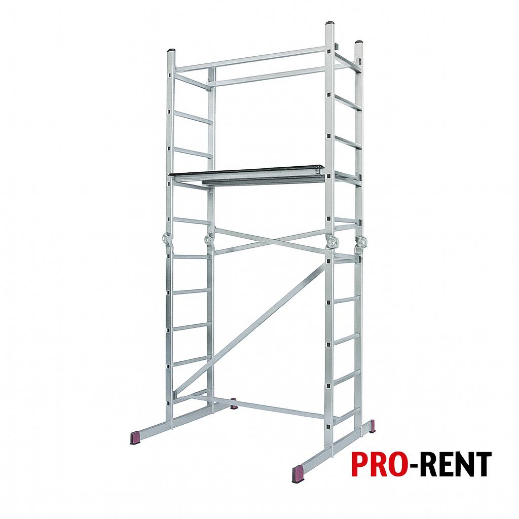 Najam građevinske skele, 2.75 - 4 m radna visina, PRO - RENT Zagreb