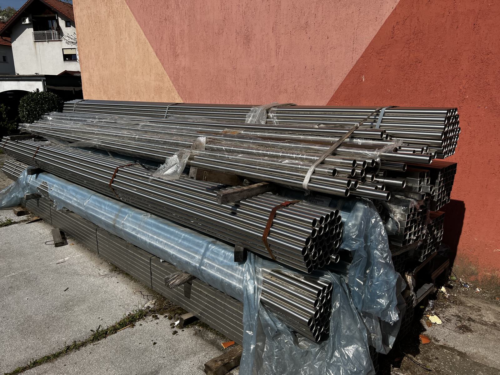 Inox cijevi za ograde i nadstresnice