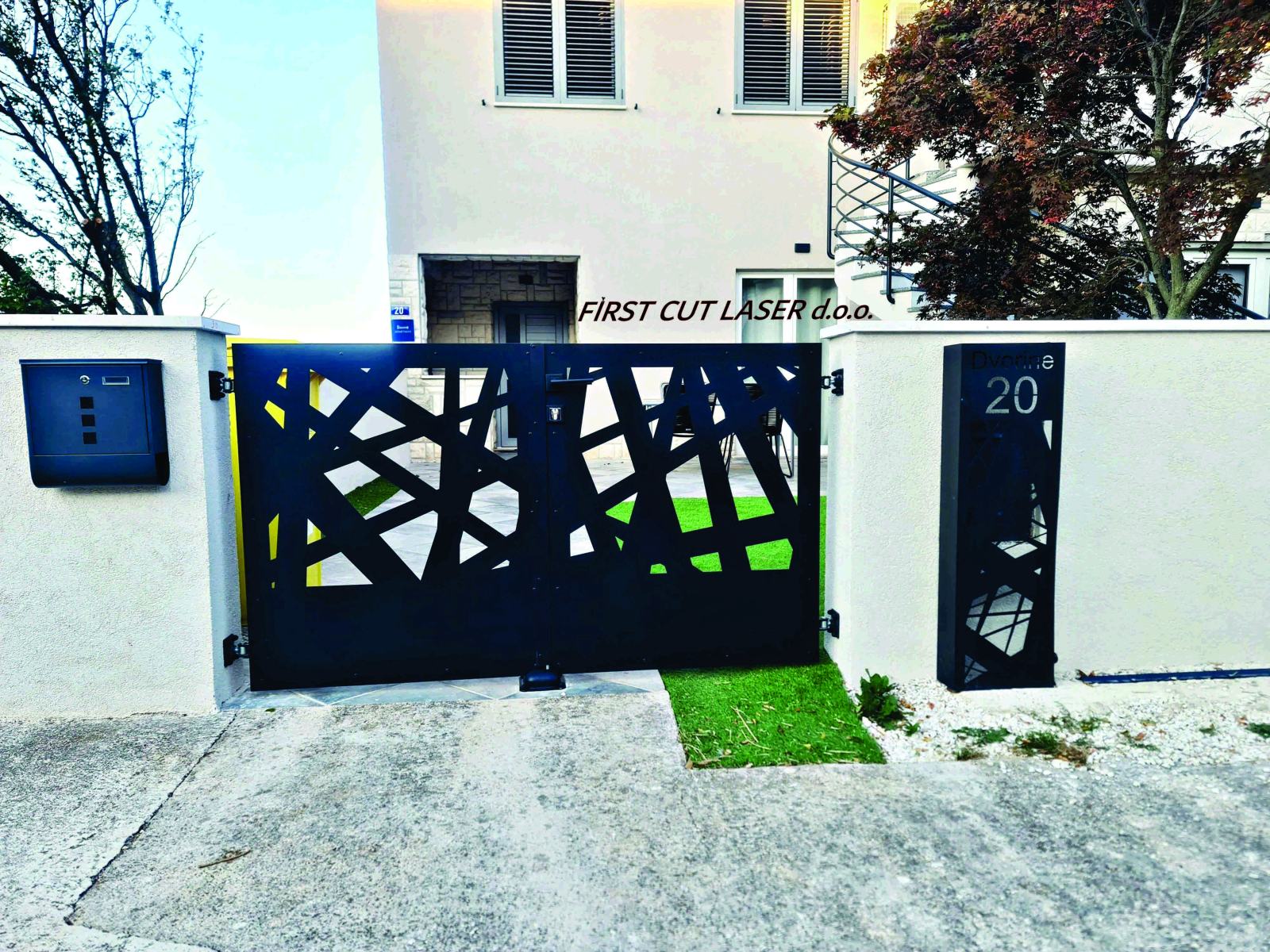 Laserom rezane ograde, moderne ograde - First Cut Laser d.o.o.