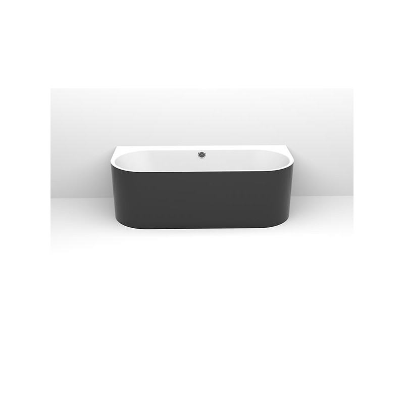 Neat wall black mat samostojeća kada 180x75cm