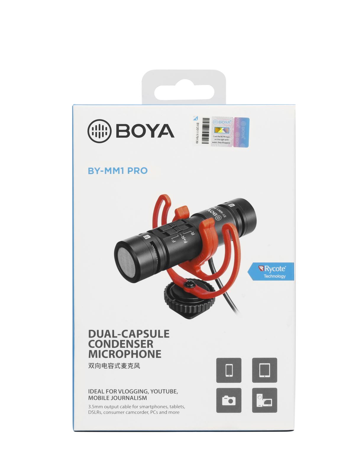 Boya MM1 PRO,mali video shotgun mikrofon za iPhone,Android,DSLR,cams