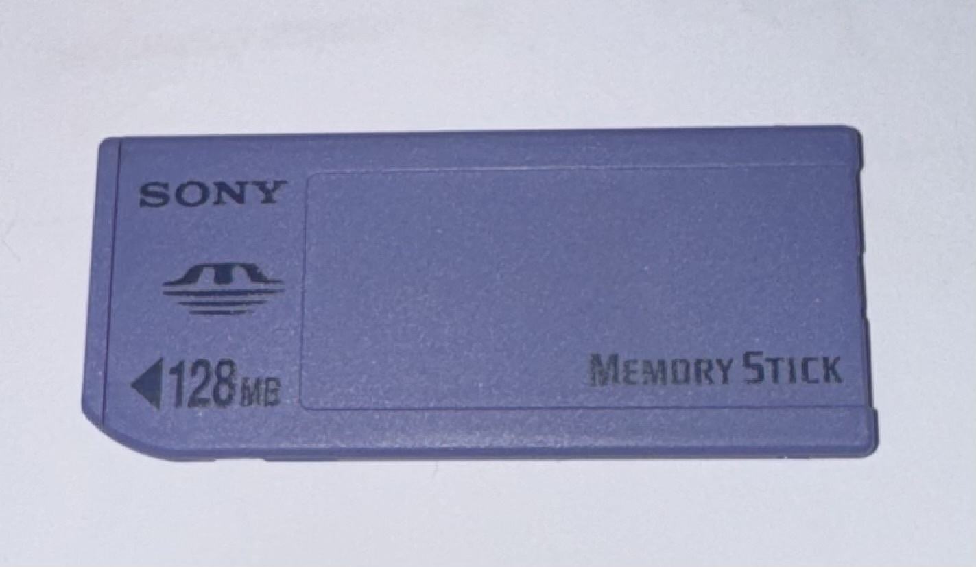 Original SONY memory stick 128 MB