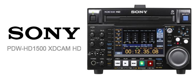 Sony PDW-HD1500 XDCAM Professional Disc Recorder
