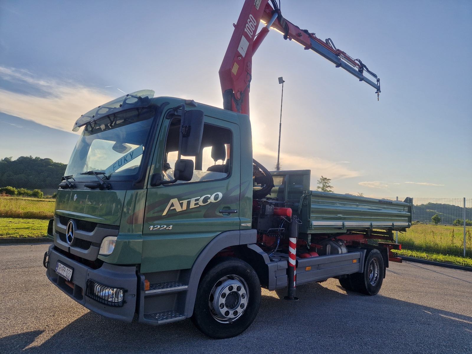 ATEGO 1224 KIPER KRAN, 2008 god.