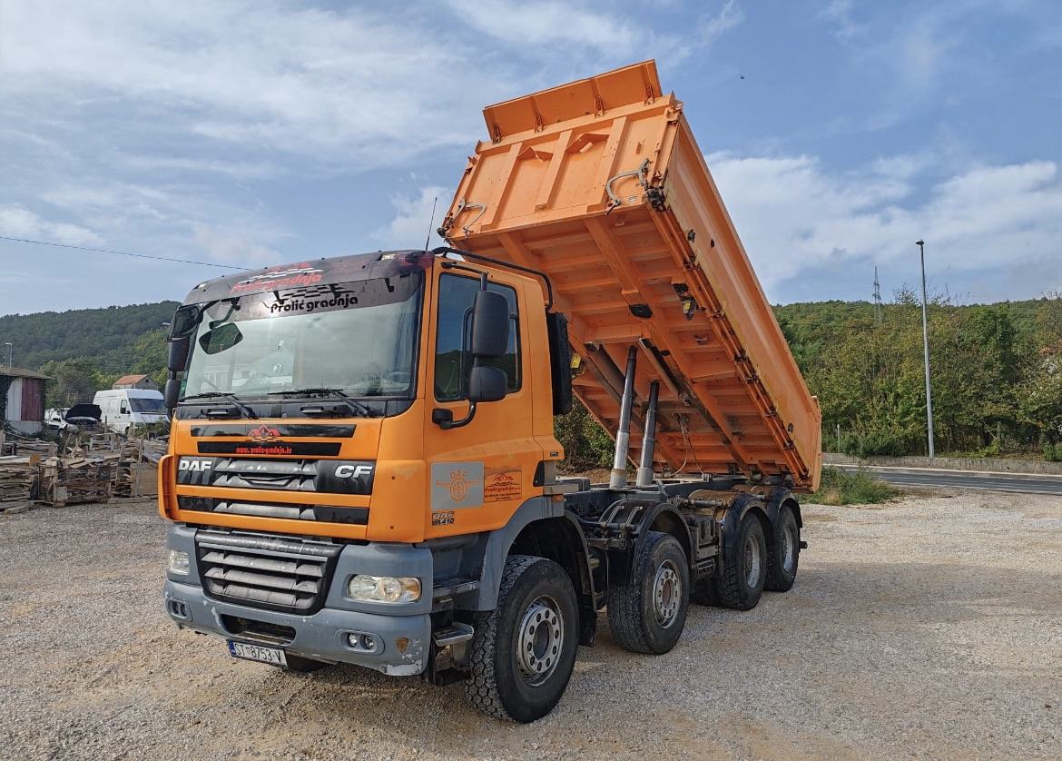 DAF CF KIPER 4 OSOVINE, 2008 god.