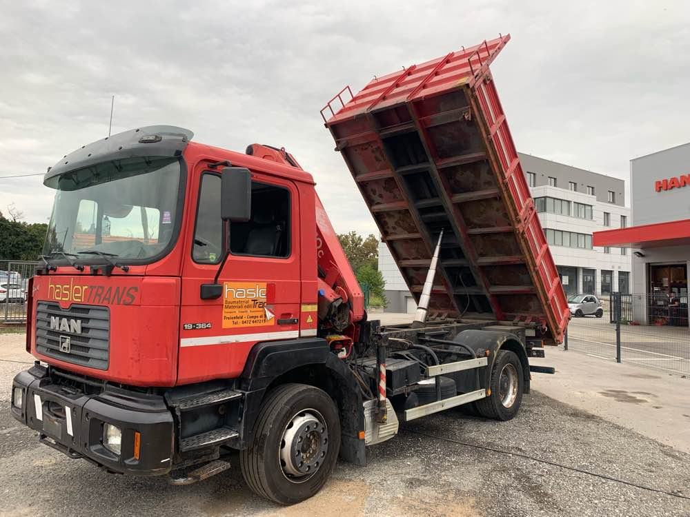 Man 19.364 Kiper/Kran Fassi 110 daljinski, 2000 god.